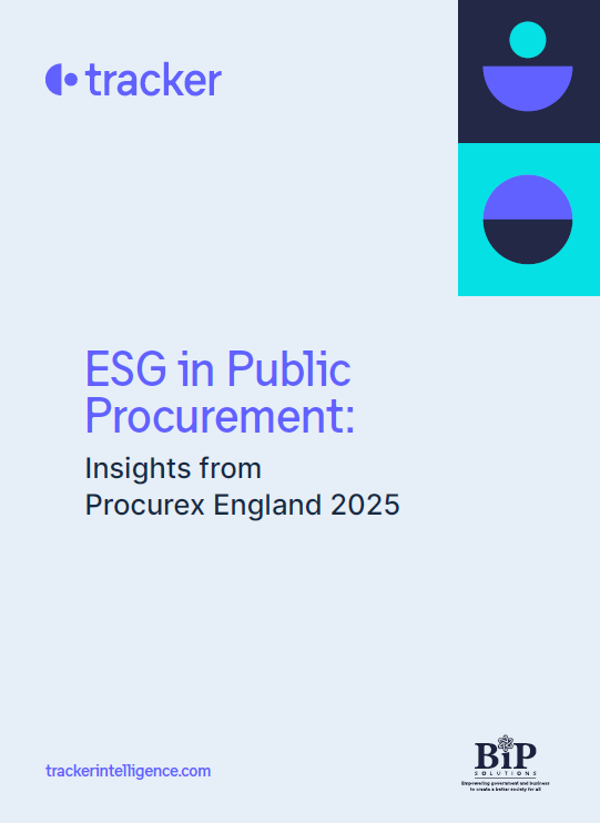 ESG in Public Procurement: Insights from Procurex England 2025 - Tracker